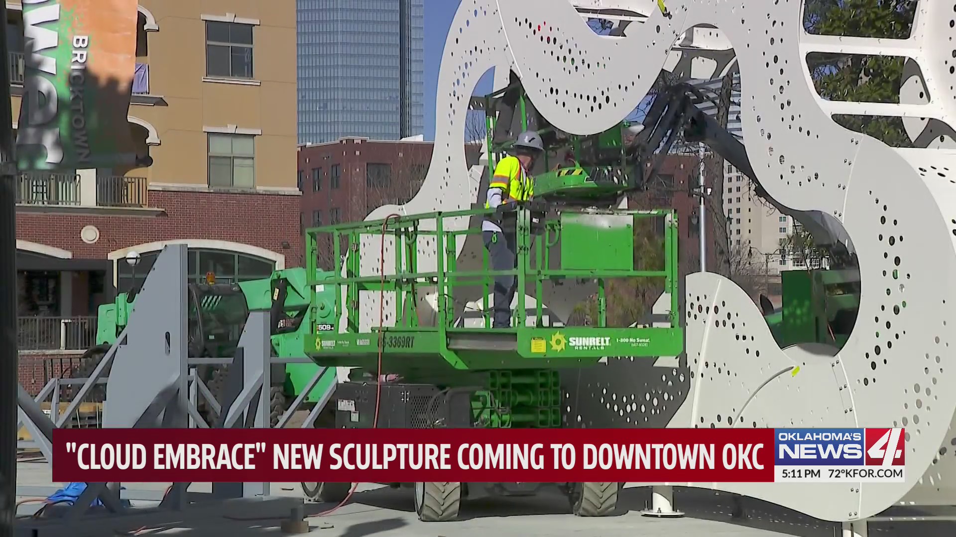'Cloud Embrace' new sculpture coming to downtown OKC