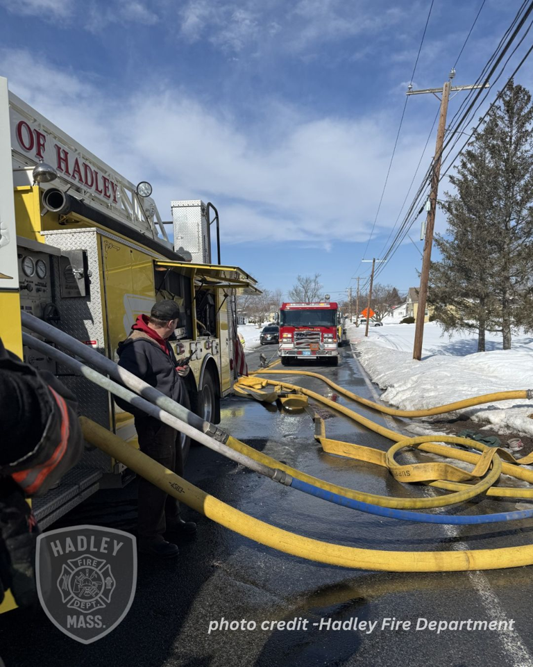 Fire on East Street in Hadley suspected to be caused by candle