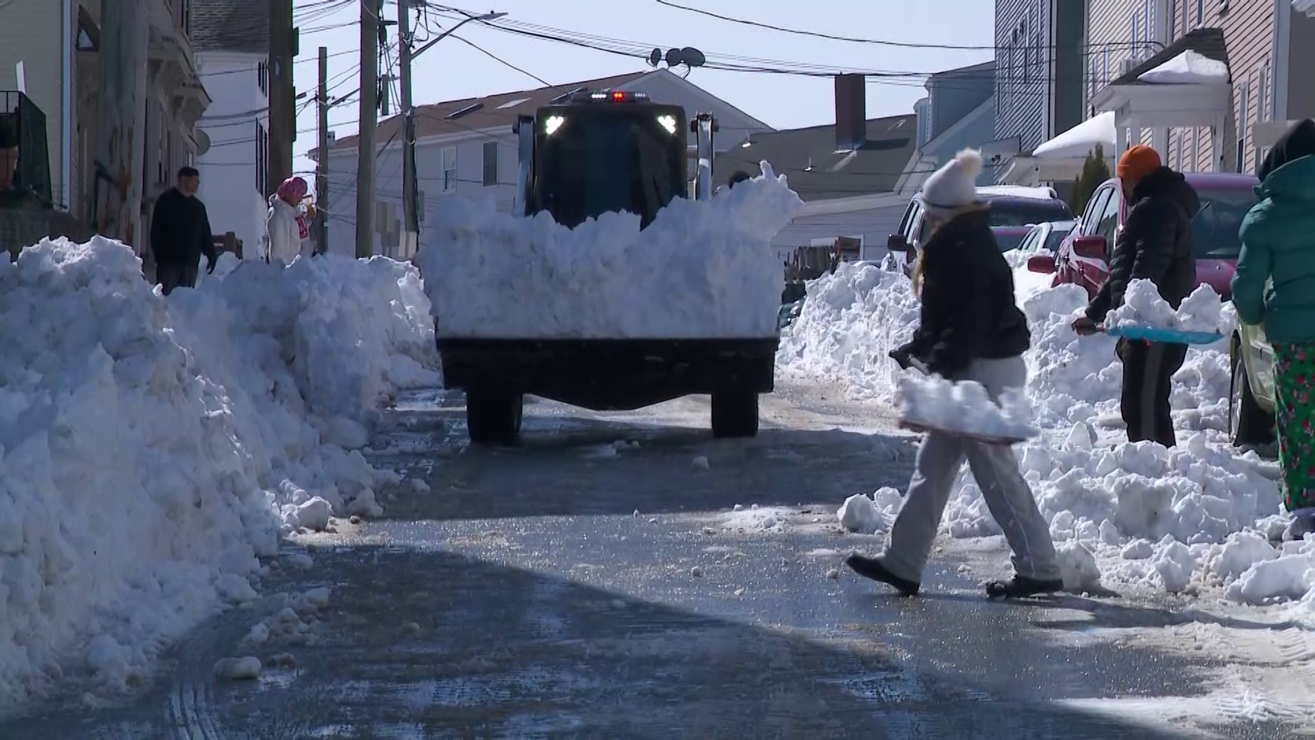 Fall River snow cleanup aided by National Guard, out-of-state crews