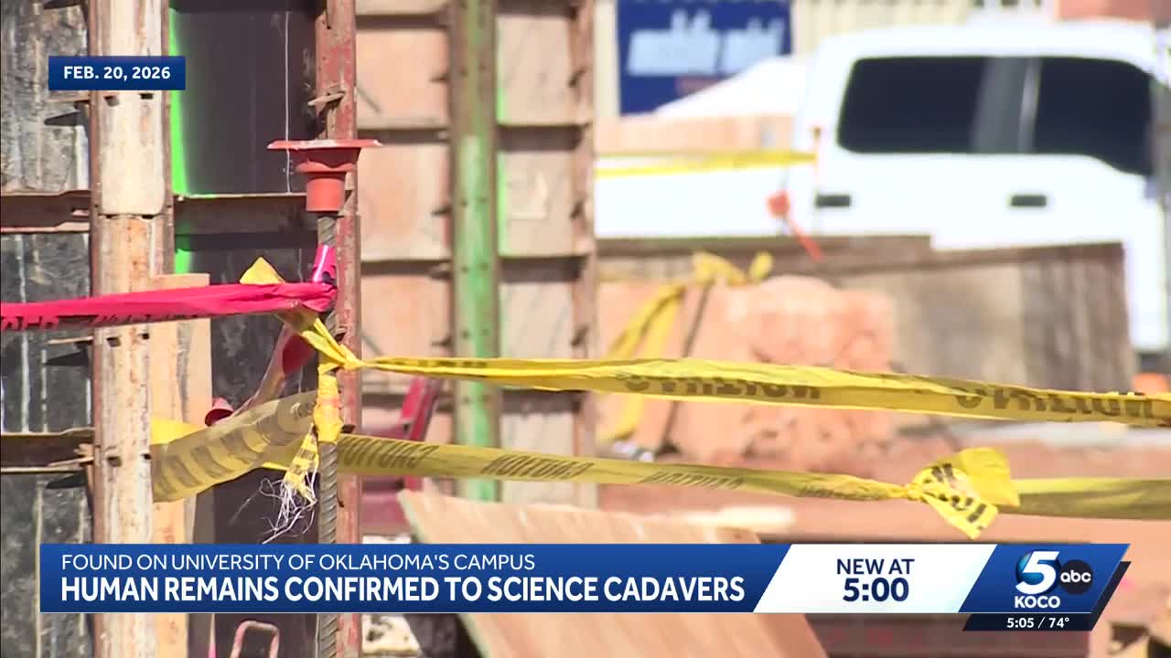 Human remains found on OU construction site believed to be cadavers ...