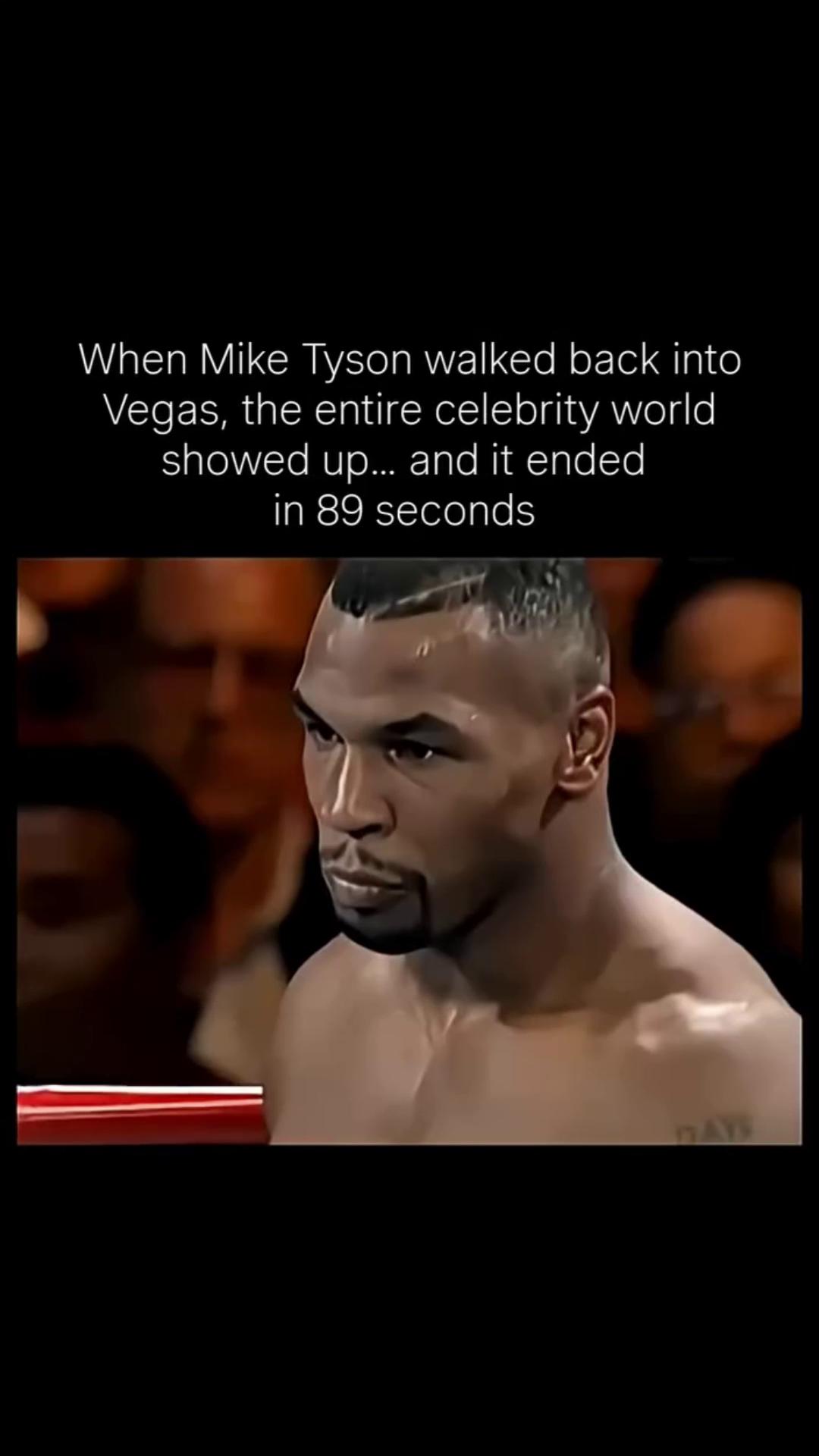 When Mike Tyson walked back into Vegas, the entire celebrity world ...