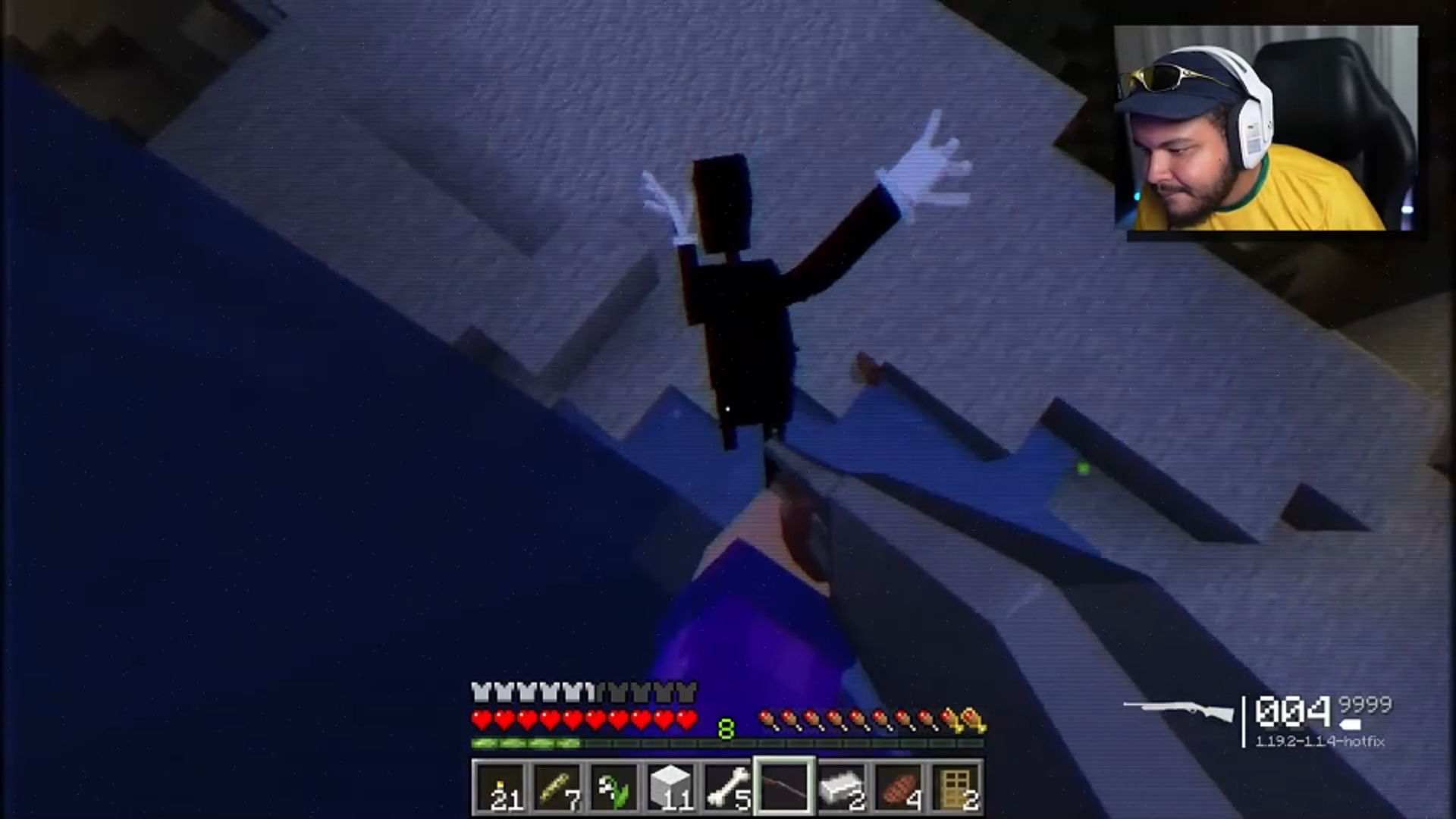 Cartoon Cat aprendeu português no meu Minecraft