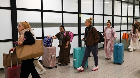 Agitated passengers, panic attacks: UK evacuation flight from Oman ...