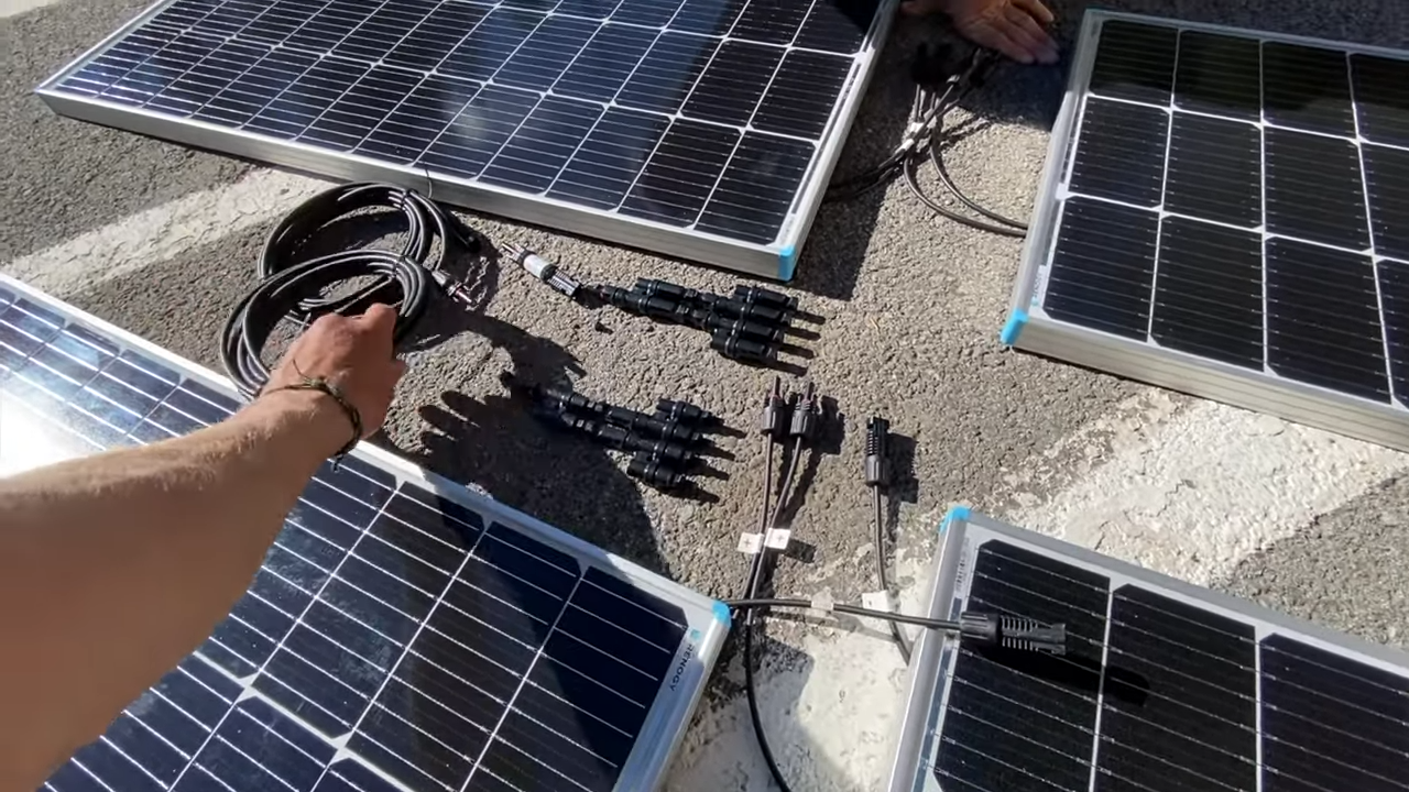 How I installed 400W solar panels in my van