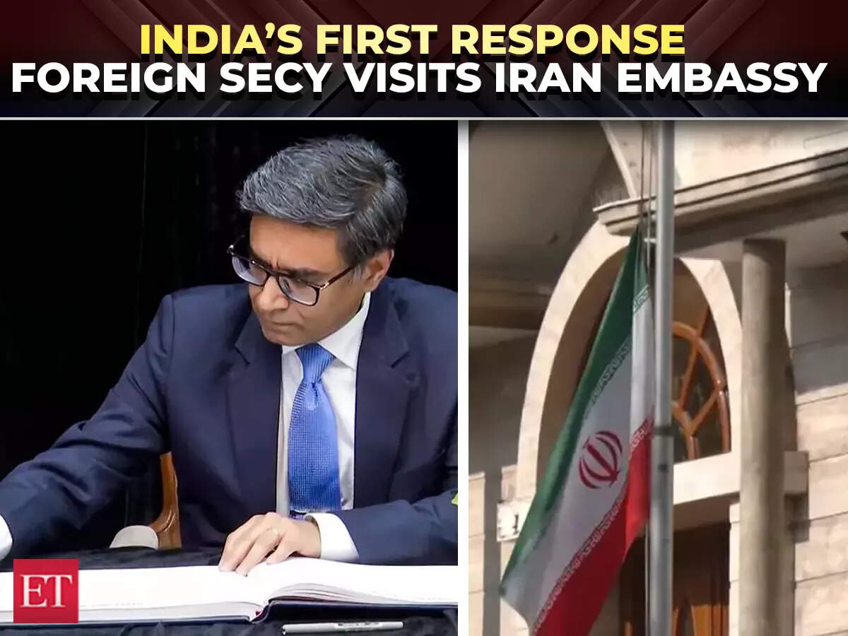 India’s first response to Khamenei strike: Foreign secy signs ...