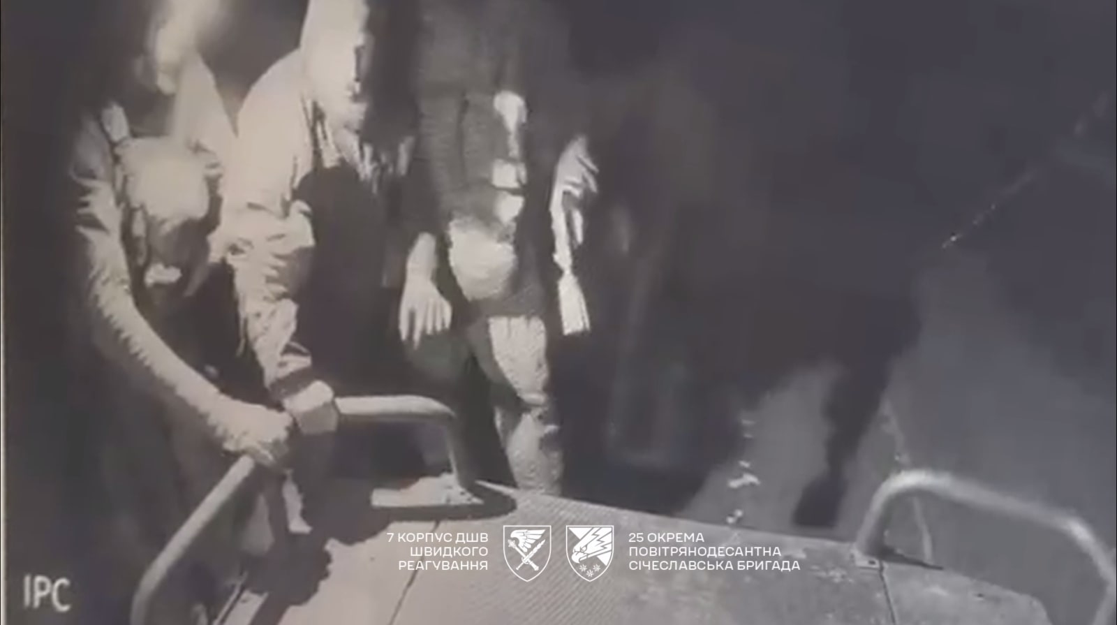 Ground robotic system carrying wounded soldier survives FPV strike ...