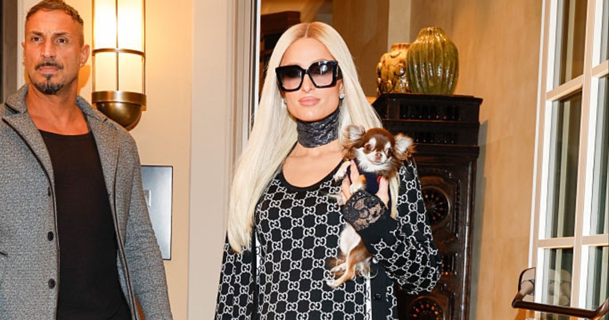 Paris Hilton steps out in chic Gucci micro miniskirt look
