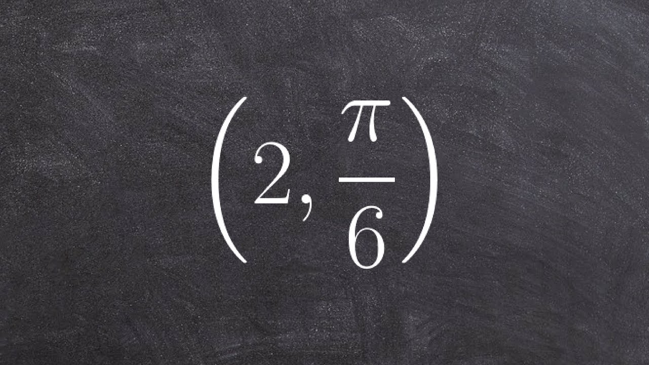 Convert point from polar to rectangular