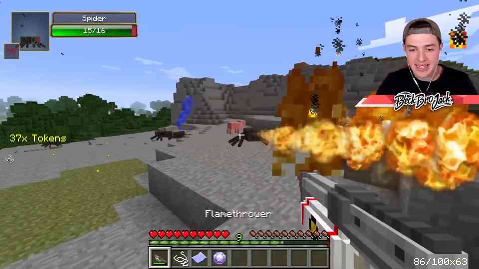 The ultimate Spider-Man evolution in Minecraft