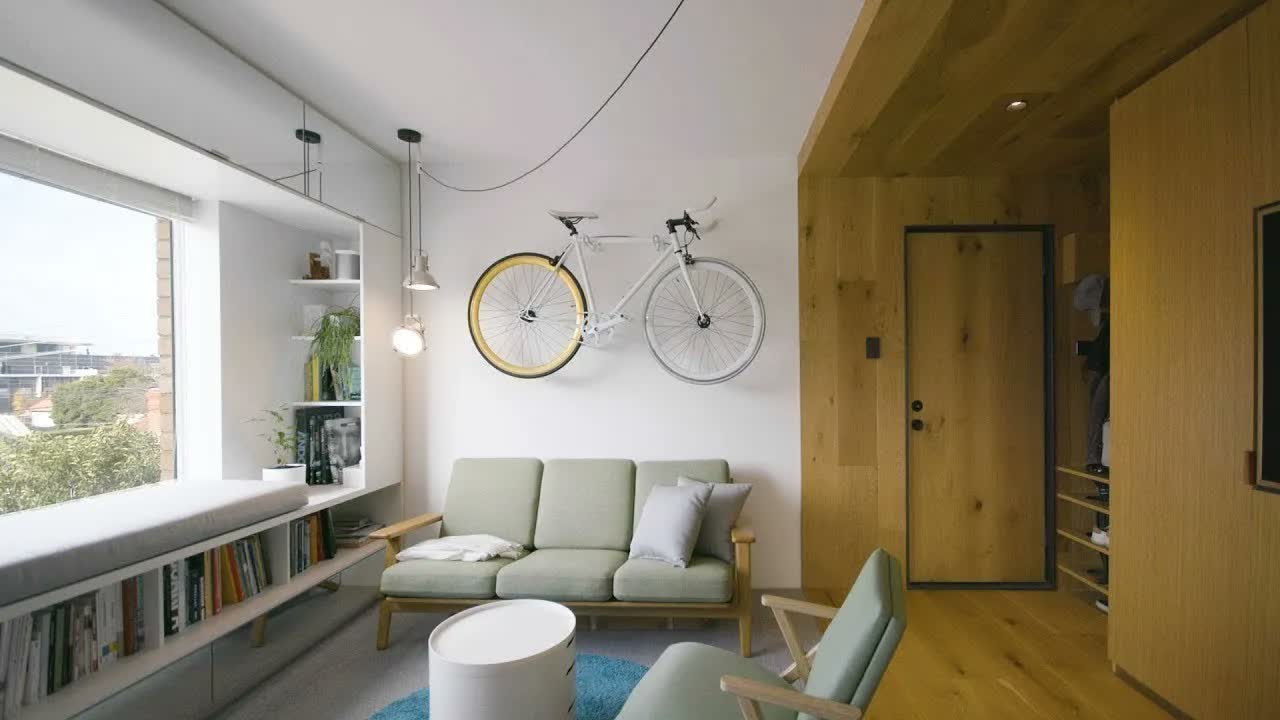 My wife said 35sqm was too small - then she saw this apartment
