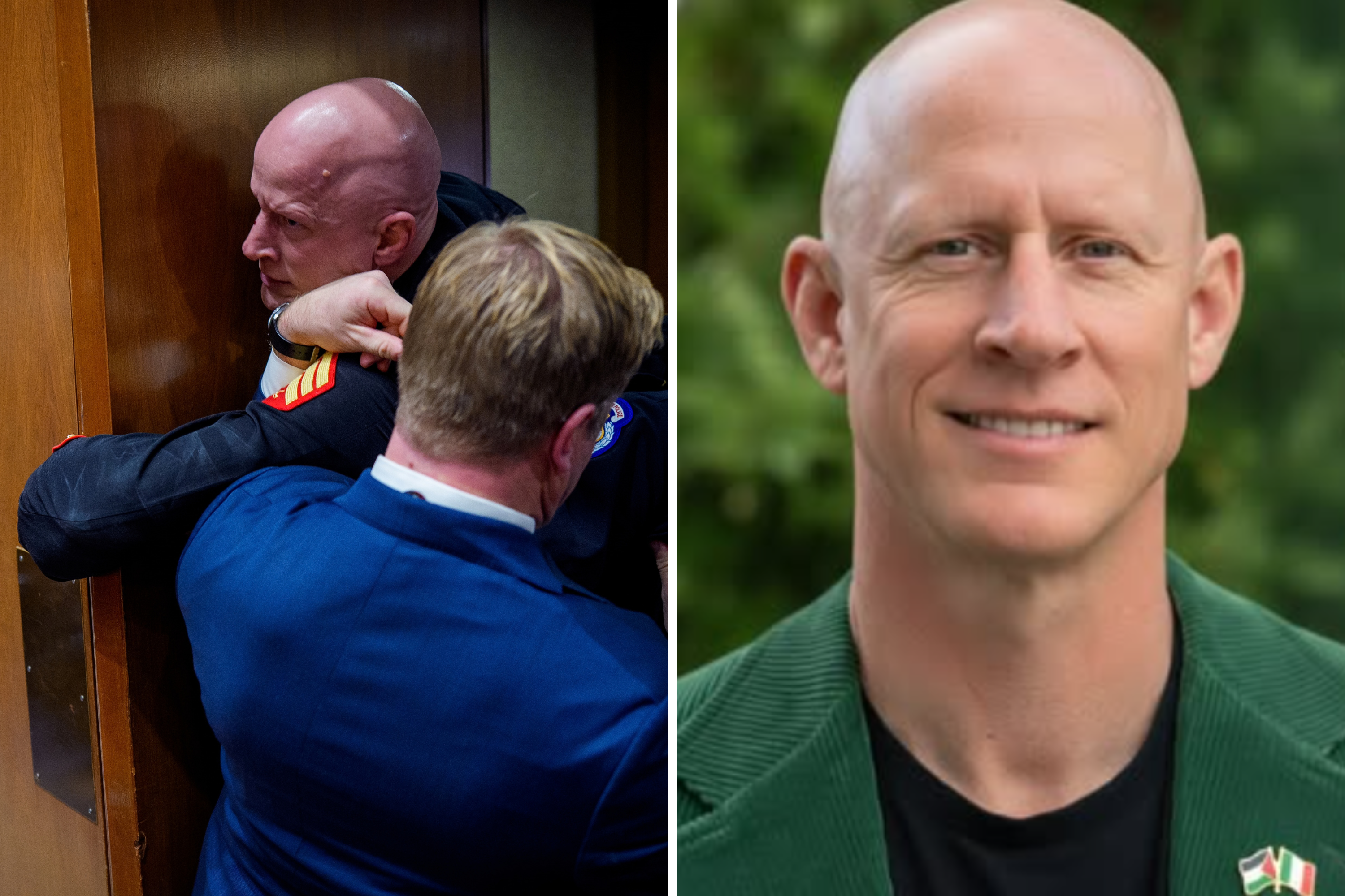 Who is Brian McGinnis? Protestor in Tim Sheehy Senate altercation