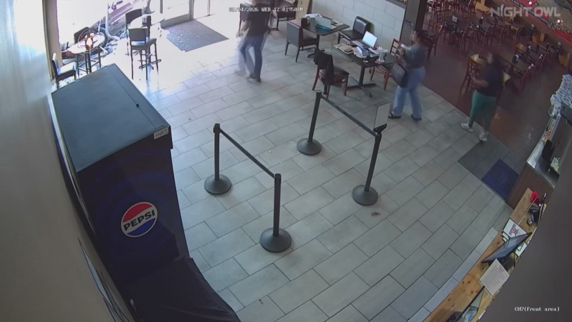 Lewisville restaurant closes after a car crashed into the building