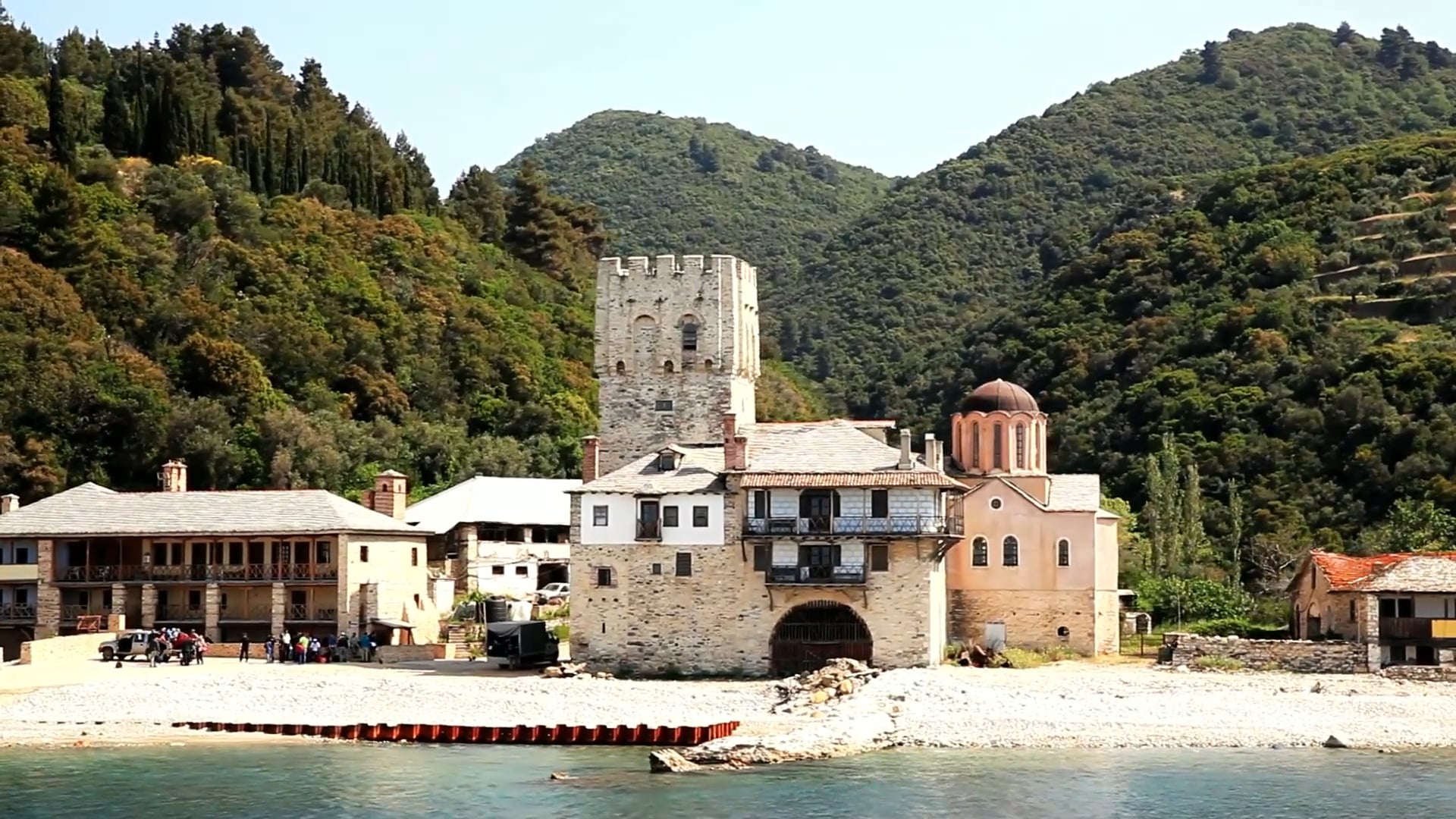 Mount Athos: Drone visits home to 20 Greek monasteries on the Aegean Sea