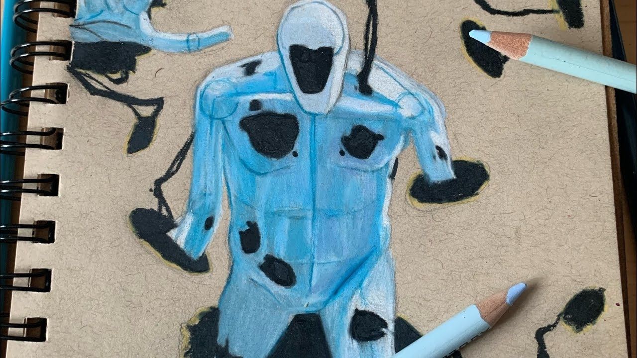 Drawing the Spot from Spider-Man