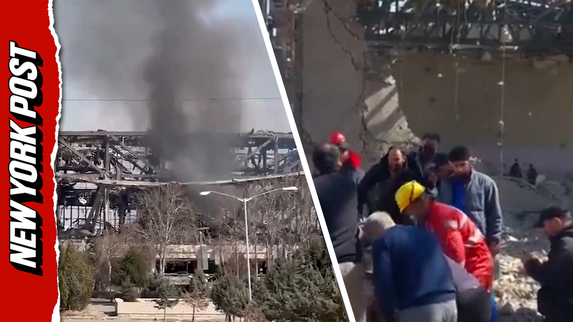 Tehran sports stadium sustains massive damage in US-Israeli strikes