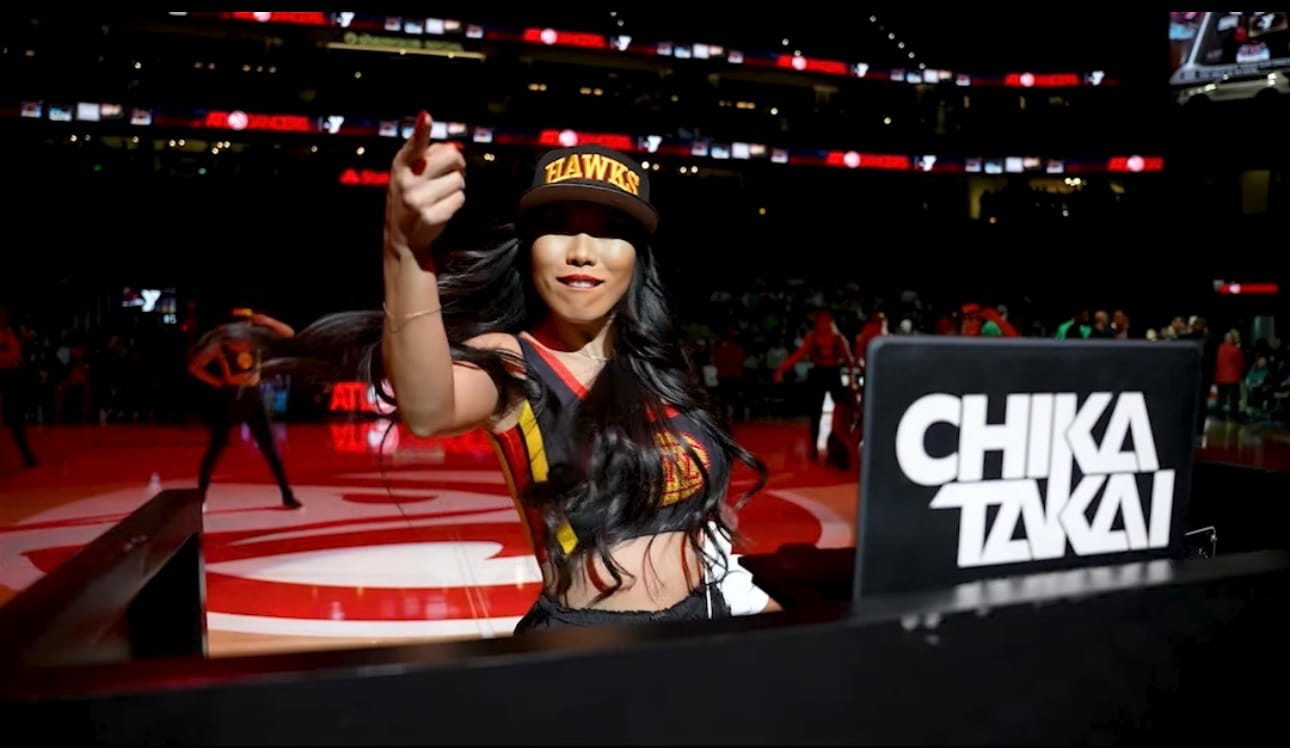 DJ Chika Takai brings Japanese hip-hop to the NBA