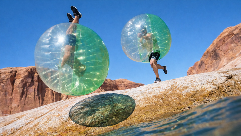 Zorb balls island survival