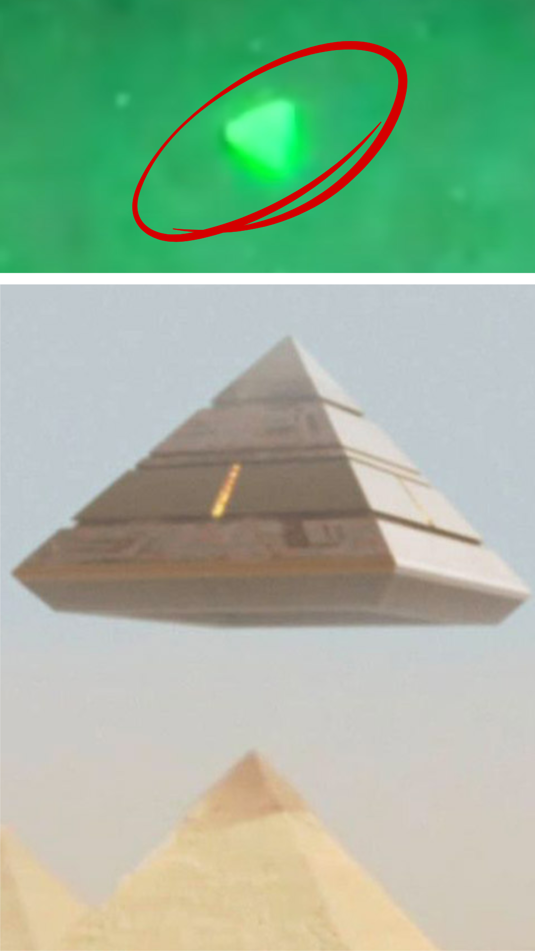 Pentagon confirms pyramid shaped UFO video