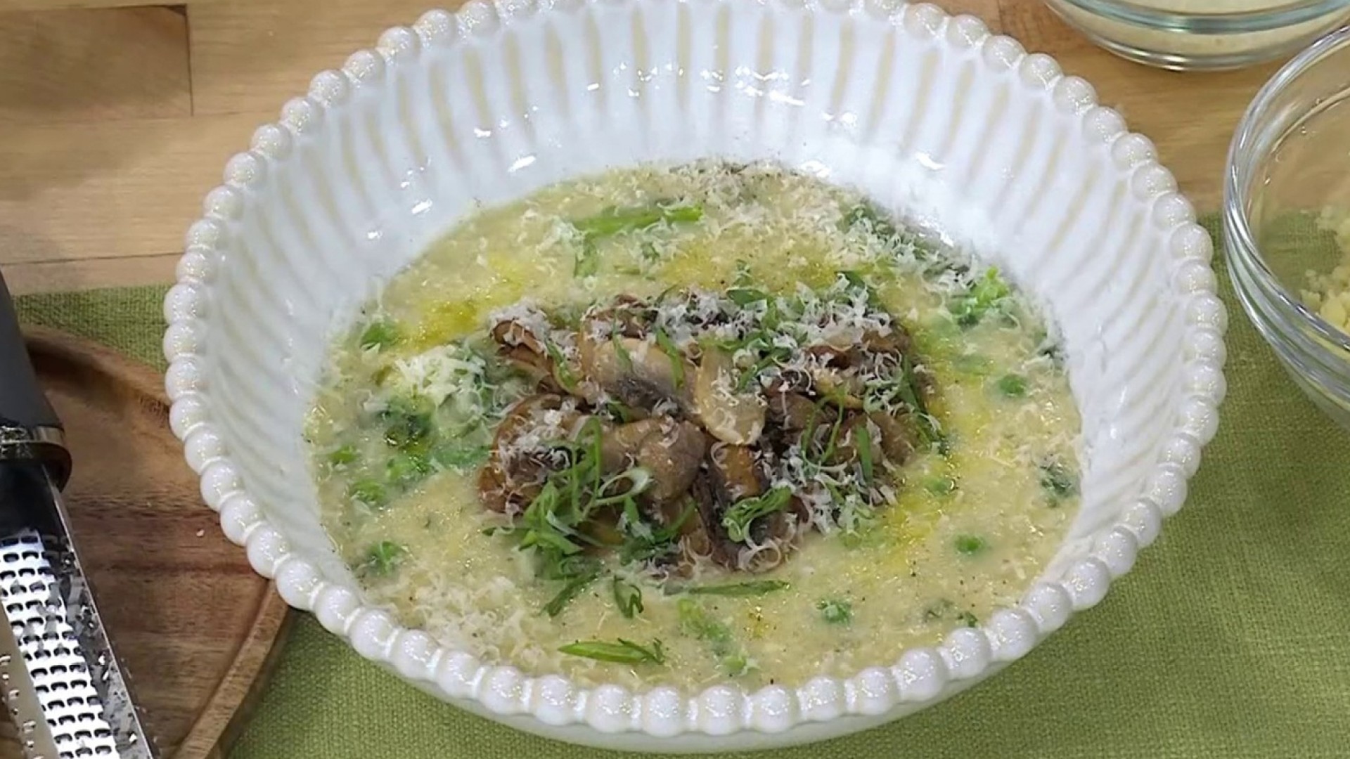 Mario Carbone shares his delicious recipe for risotto primavera
