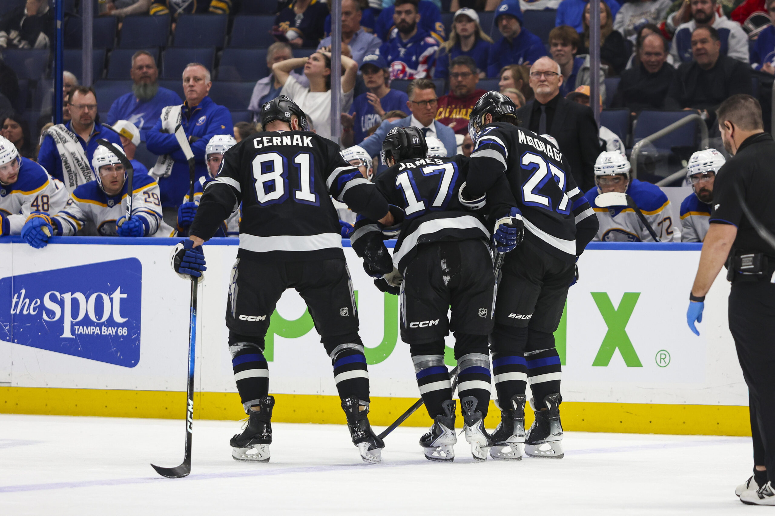 Lightning’s Dominic James out 8-10 weeks after undergoing surgery