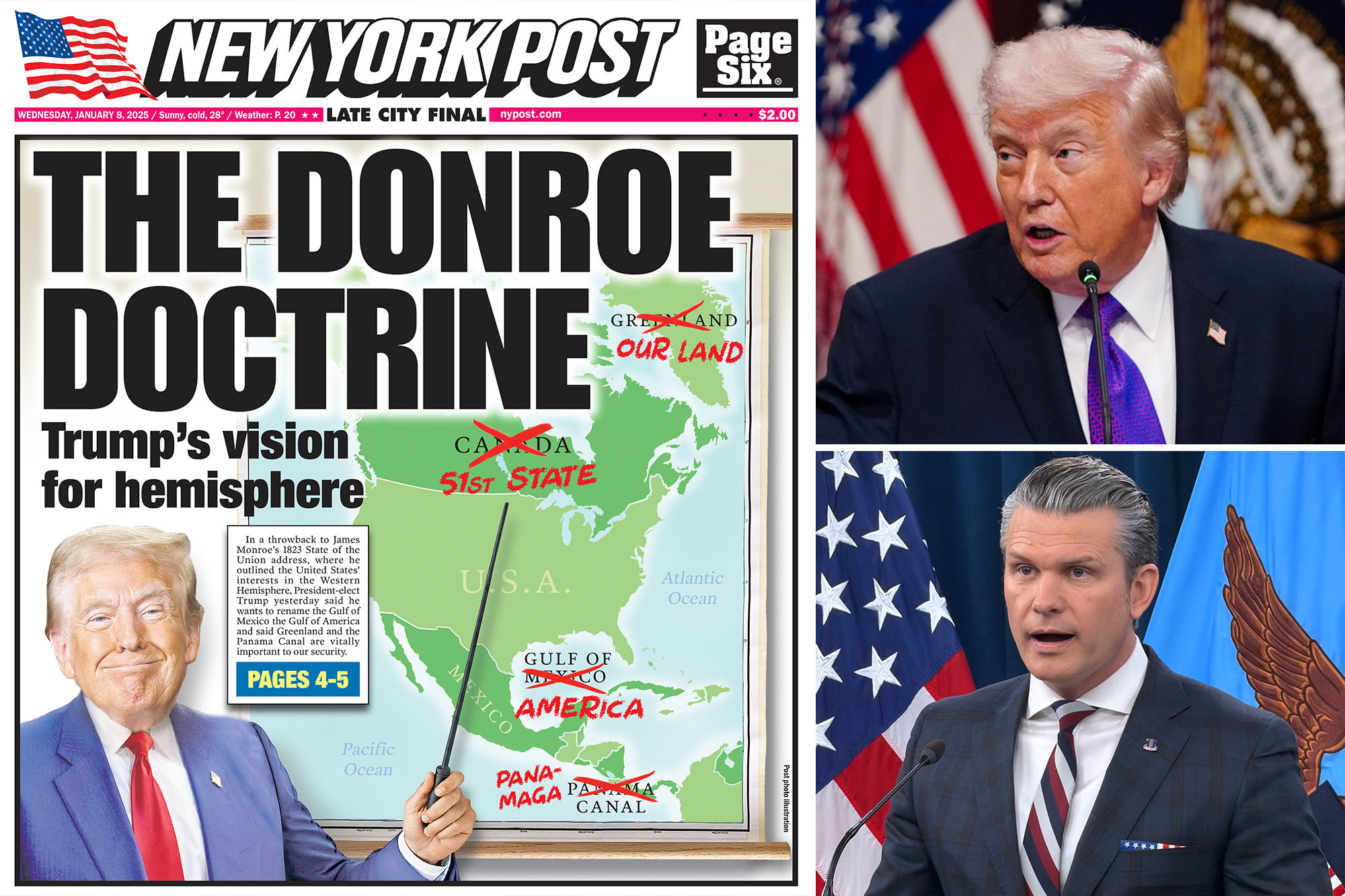 Hegseth: Trump’s Donroe Doctrine has given US ‘control of our southern ...