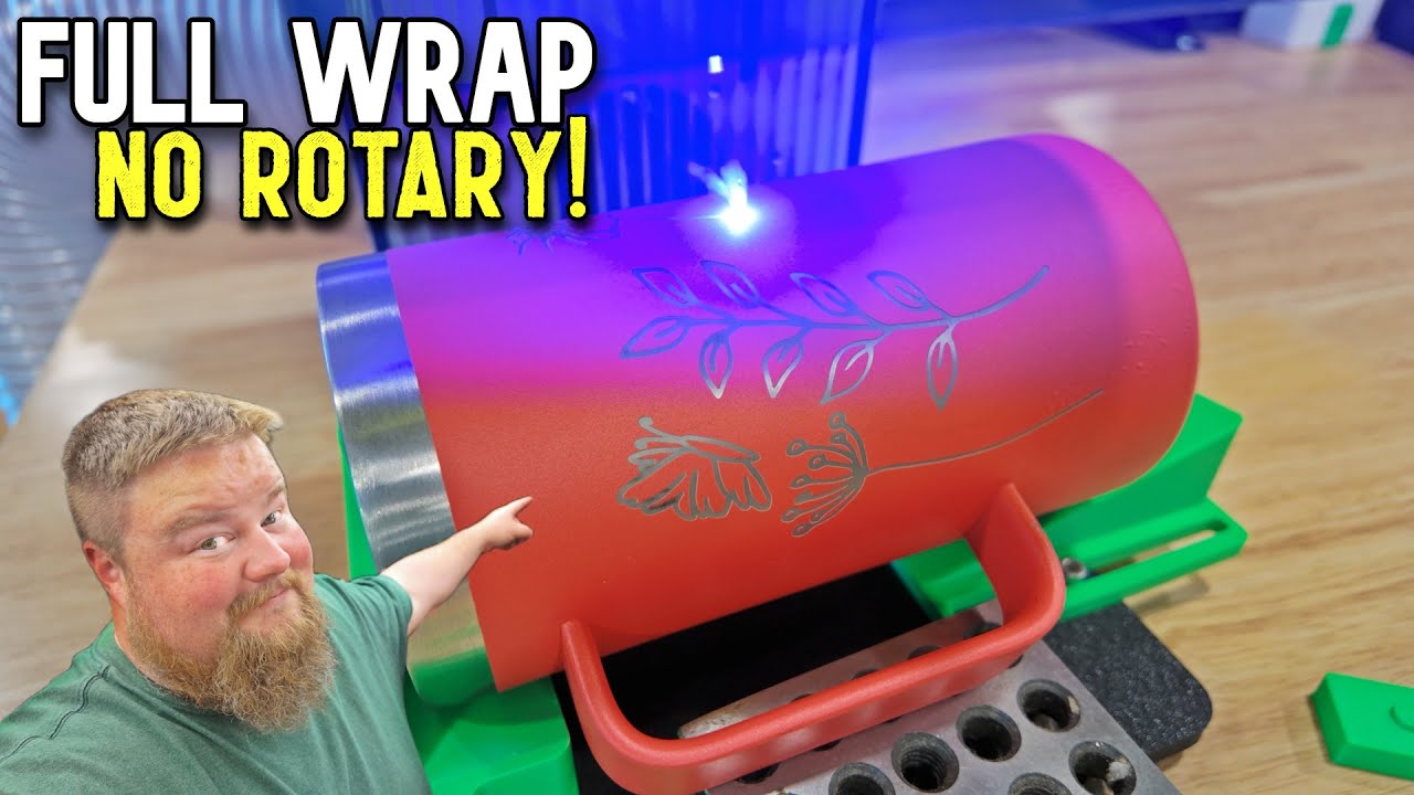 Watch me engrave this tumbler without a rotary tool!