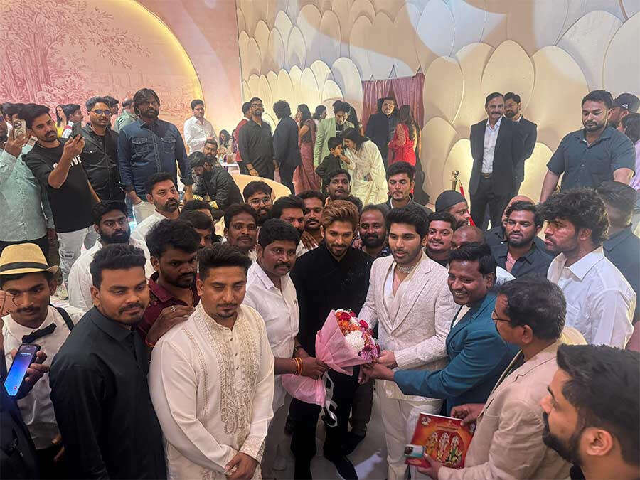 Allu Arjun invites fans to Allu Sirish’s pre-wedding reception, gesture ...