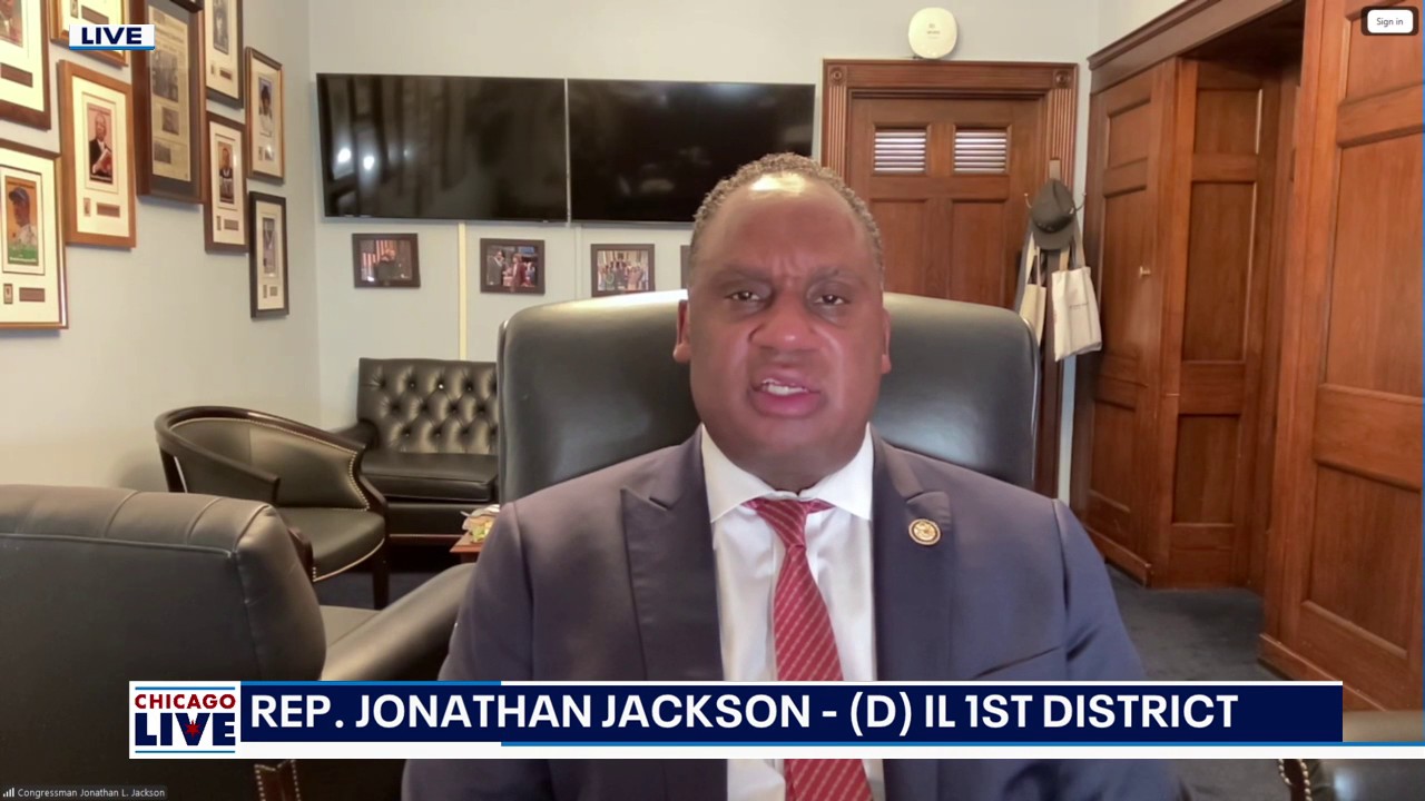 Rep. Jonathan Jackson reacts to Kristi Noem replacement | ChicagoLIVE