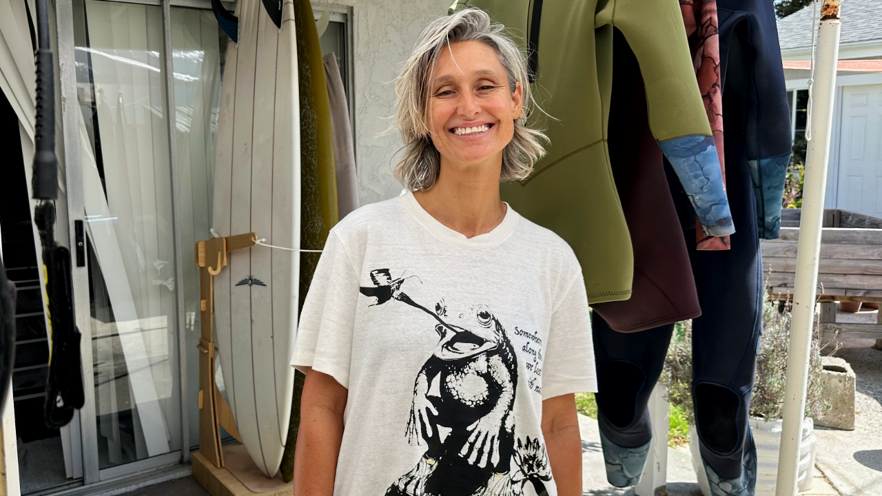 Pro surfer Kassia Meador’s cozy LA home & van tour