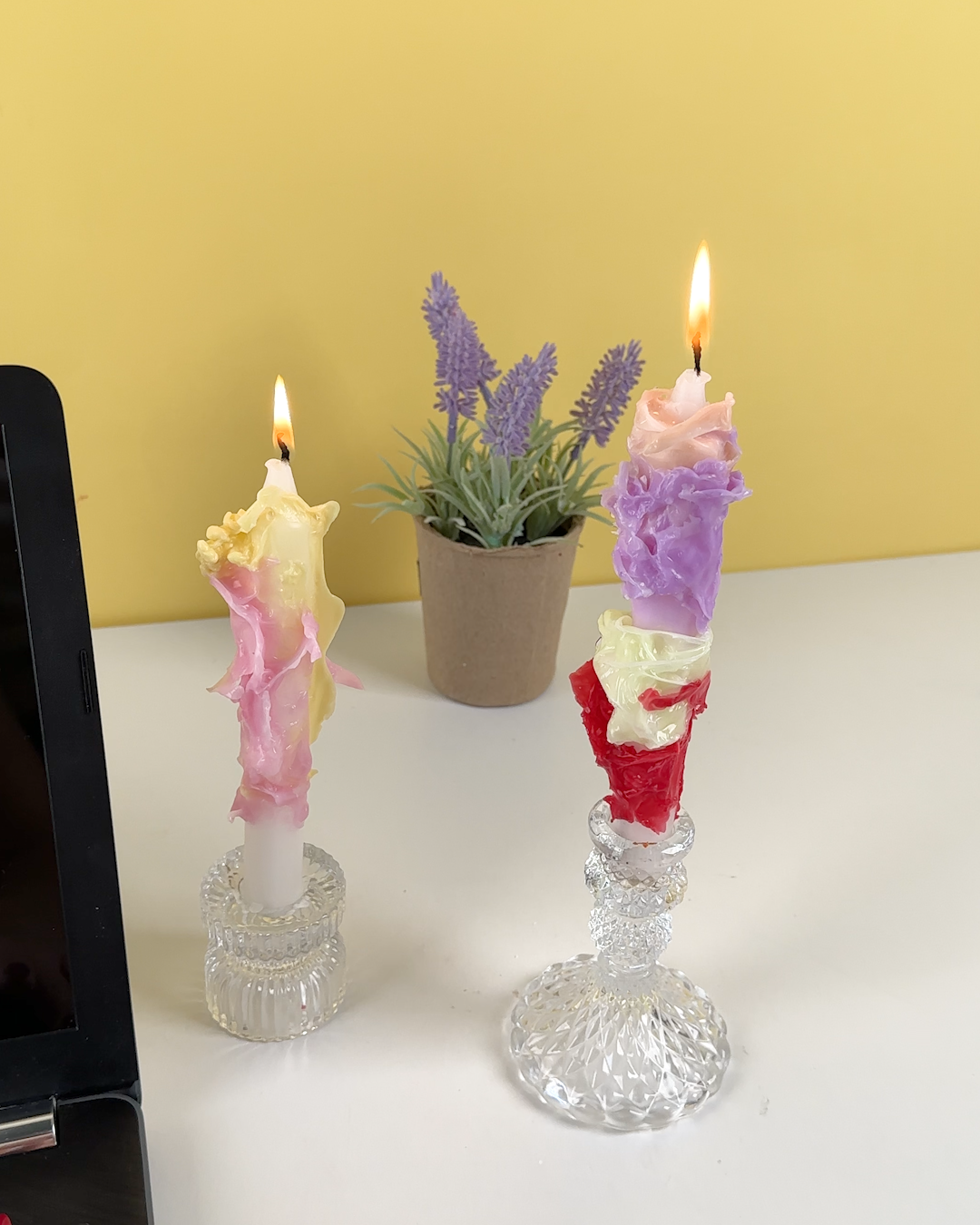 Decoración de velas que destaca🕯️