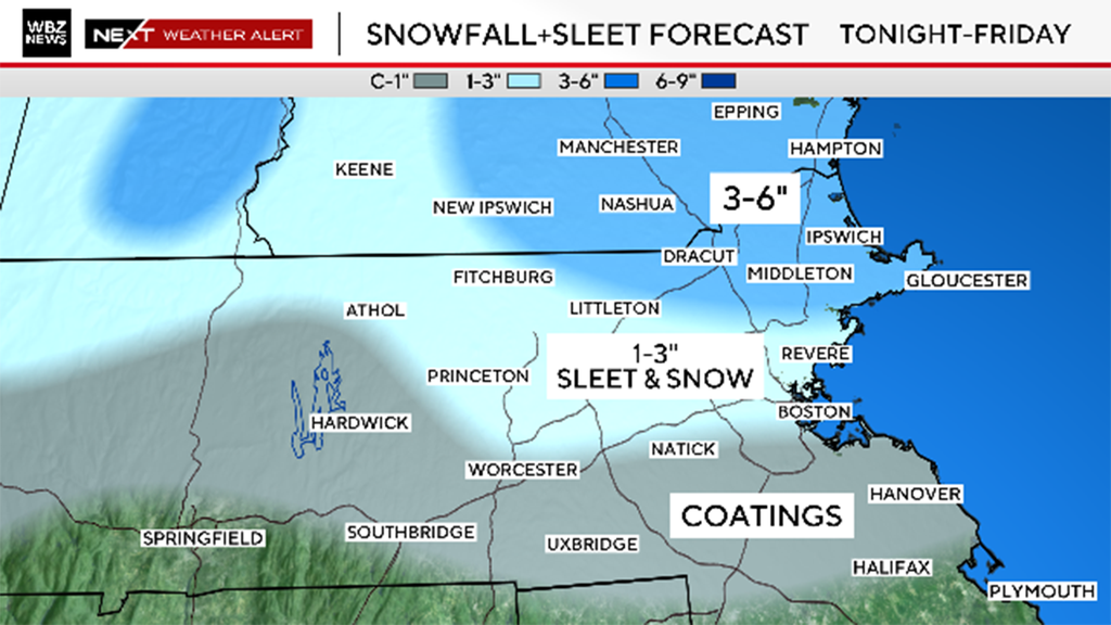 Significant icing, plowable snow possible in parts of Massachusetts ...