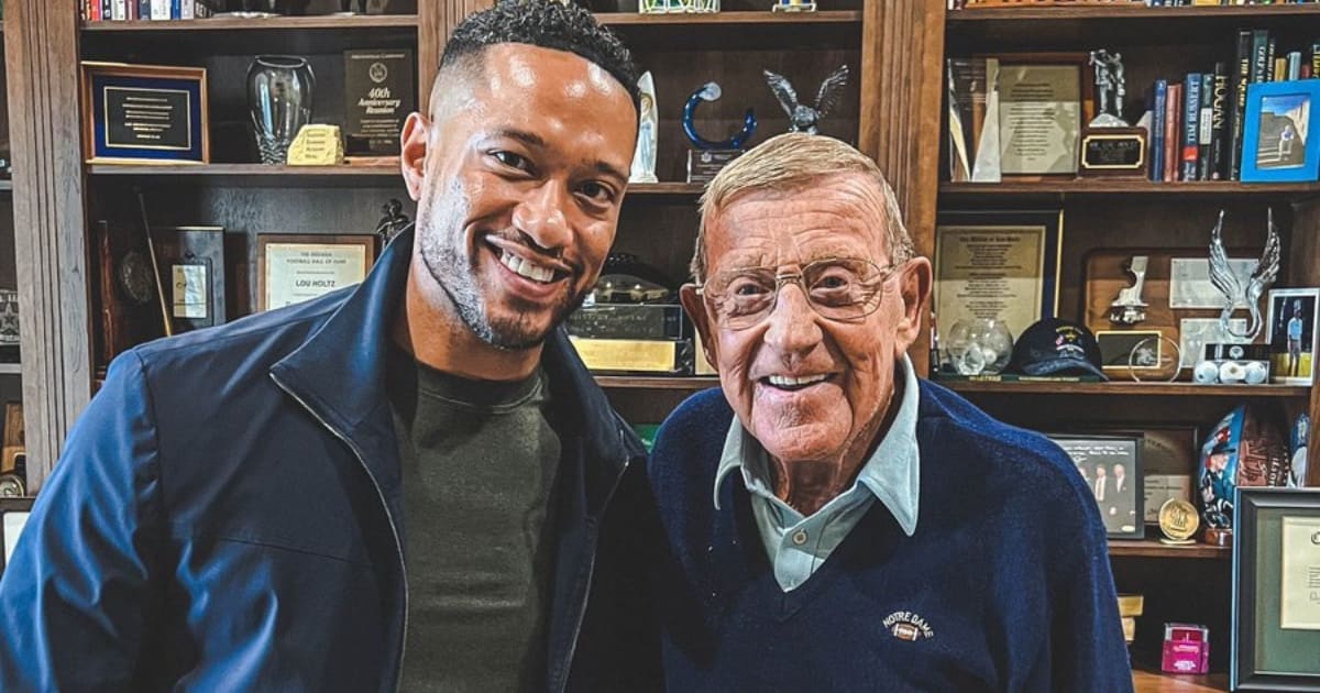 'His legacy will live on': Notre Dame head coach Marcus Freeman ...
