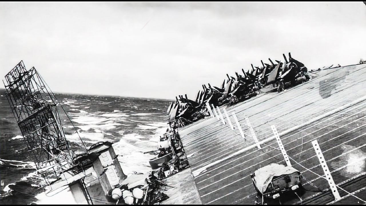Halsey’s typhoon - 140 mph winds, 70-foot waves, and 3 US destroyers lost