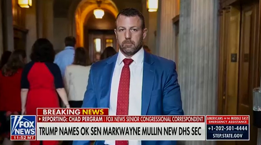 Fox’s Chad Pergram reminds viewers of that time Markwayne Mullin almost ...