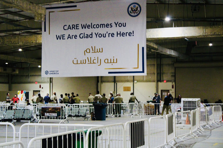 Afghan allies, stranded at Qatar refugee camp, face 'hell' amid Iran war