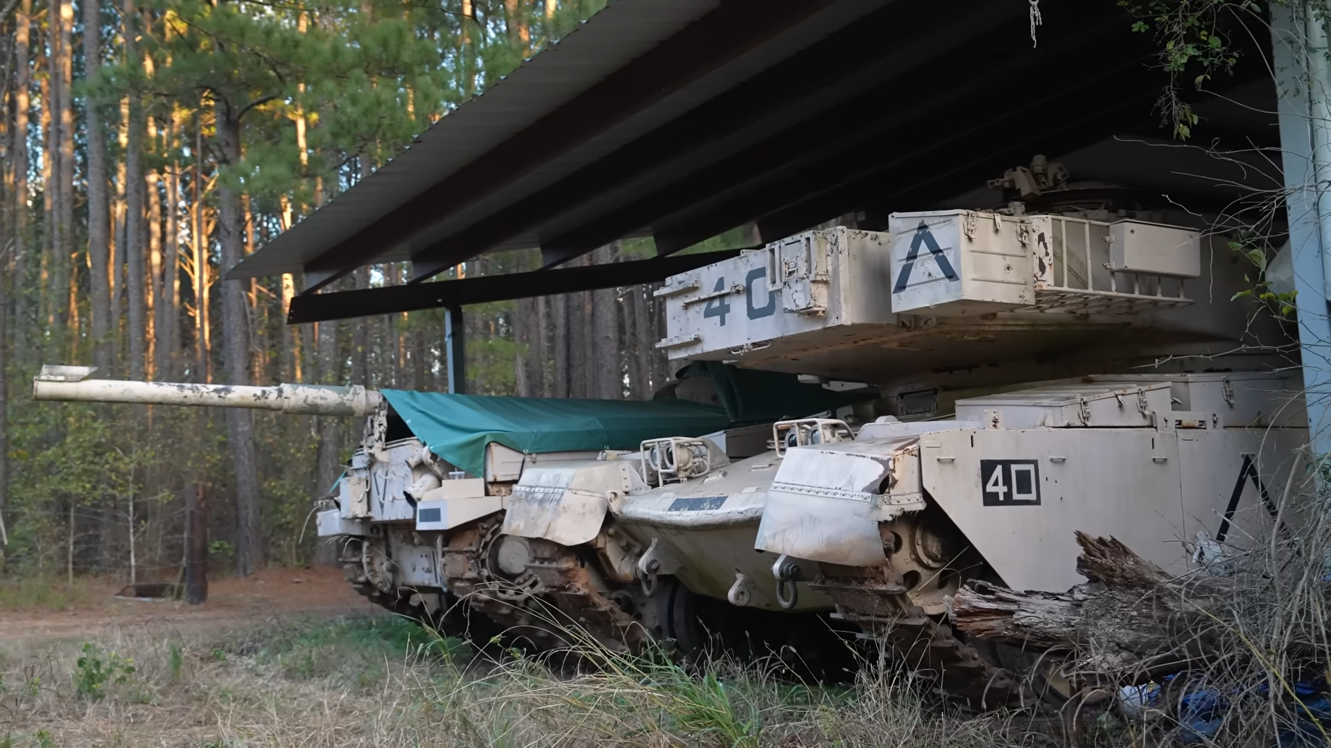 I found two 110,000 lbs tanks - even police can't stop me now