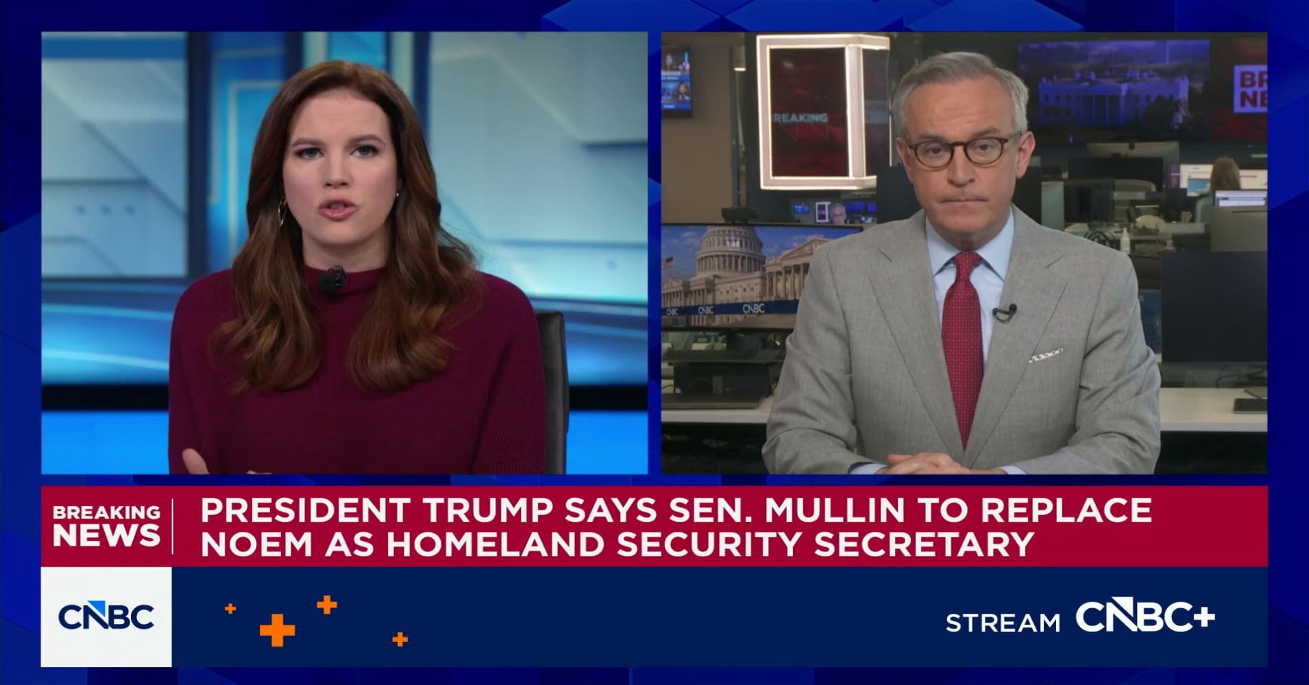 Trump says he will replace DHS Secretary Kristi Noem with Senator ...