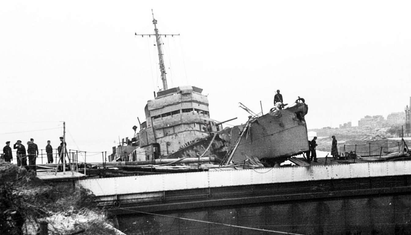 Operation Chariot - The disguised destroyer packed with timed bombs at ...