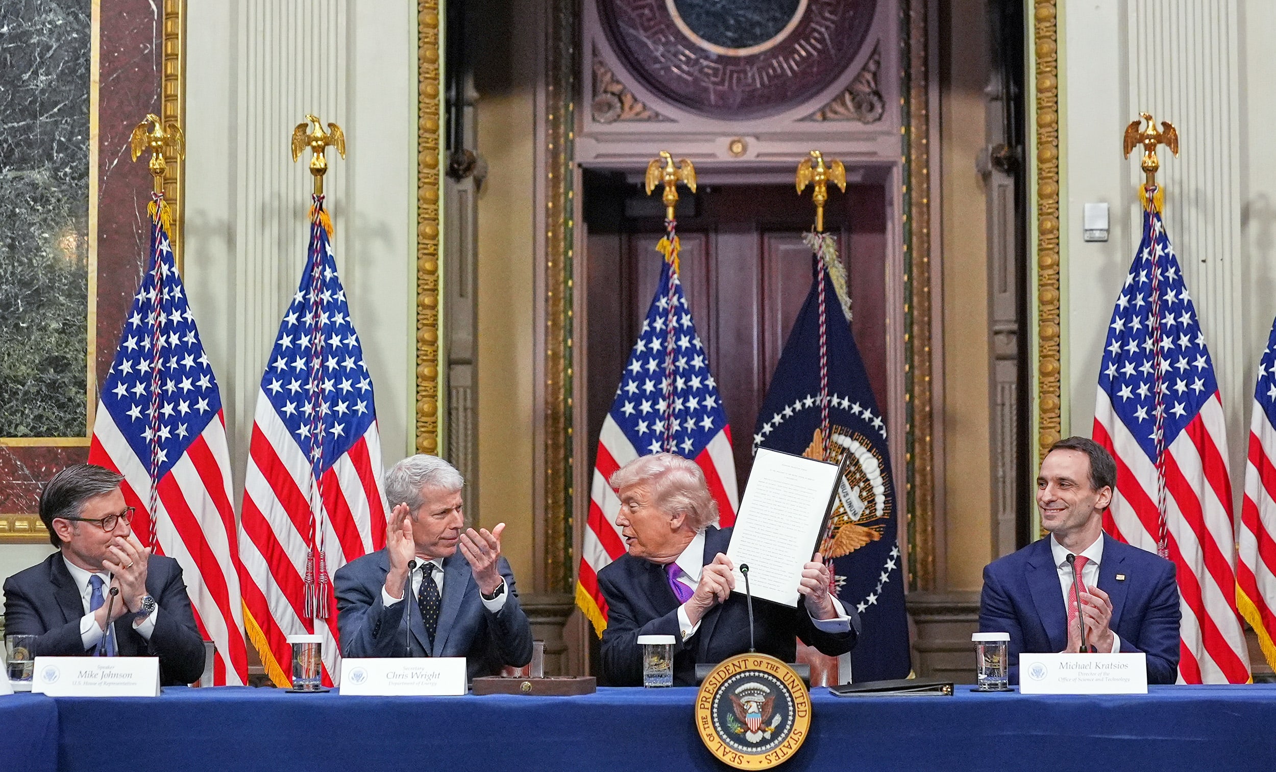 To quell public concerns on data centers, Big Tech signs Trump’s ...