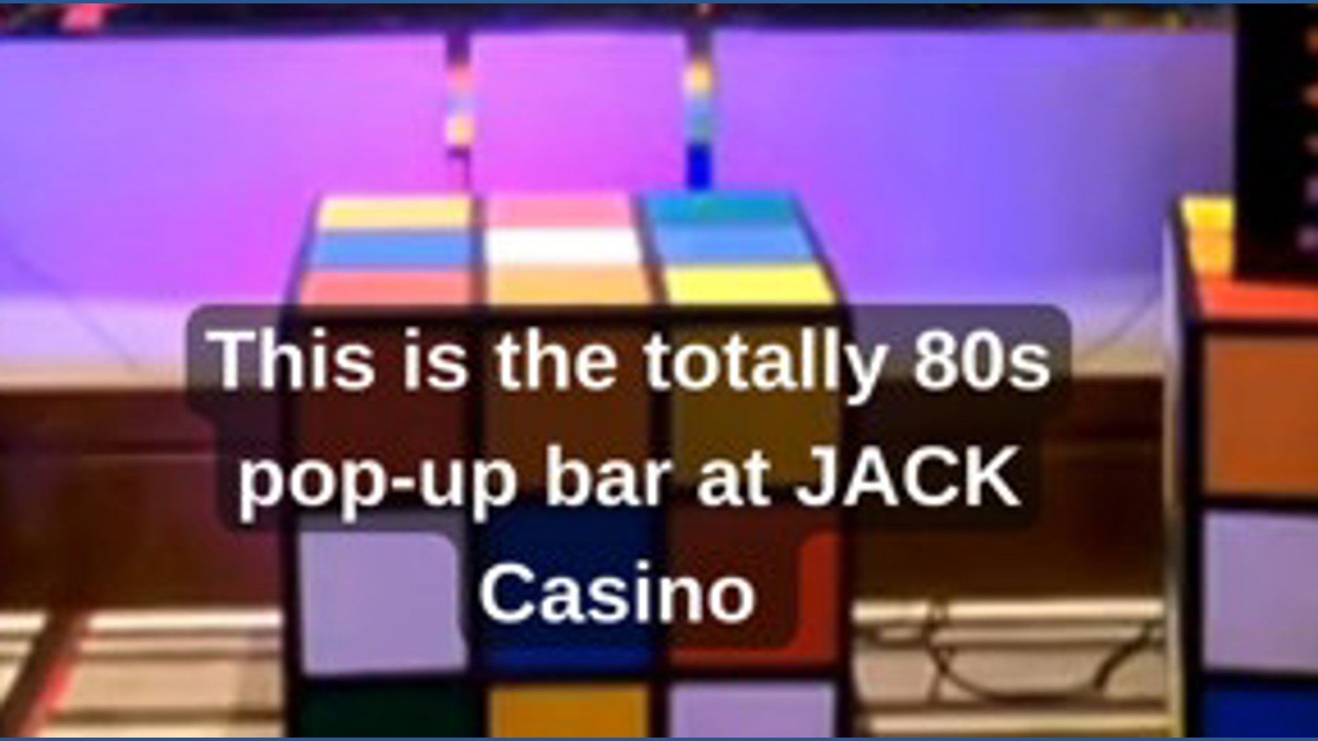 Totally '80s pop-up bar now open at JACK Cleveland Casino