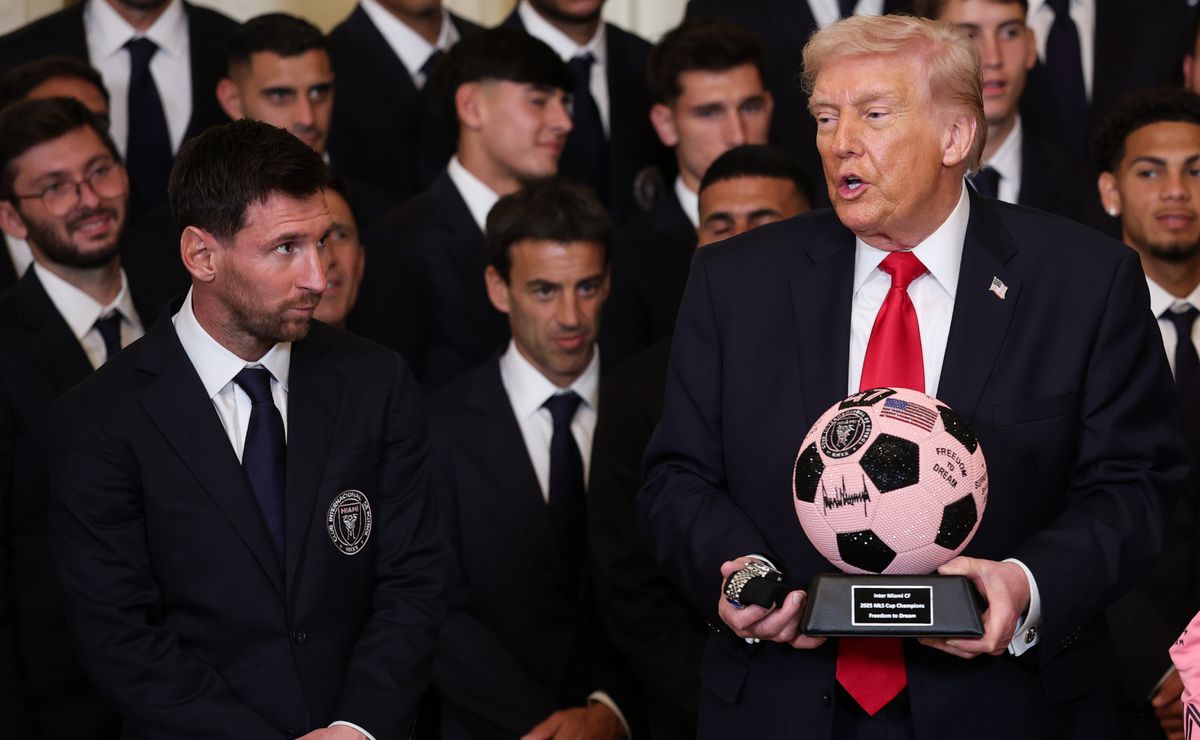 President Donald Trump honors Inter Miami and Lionel Messi at White ...