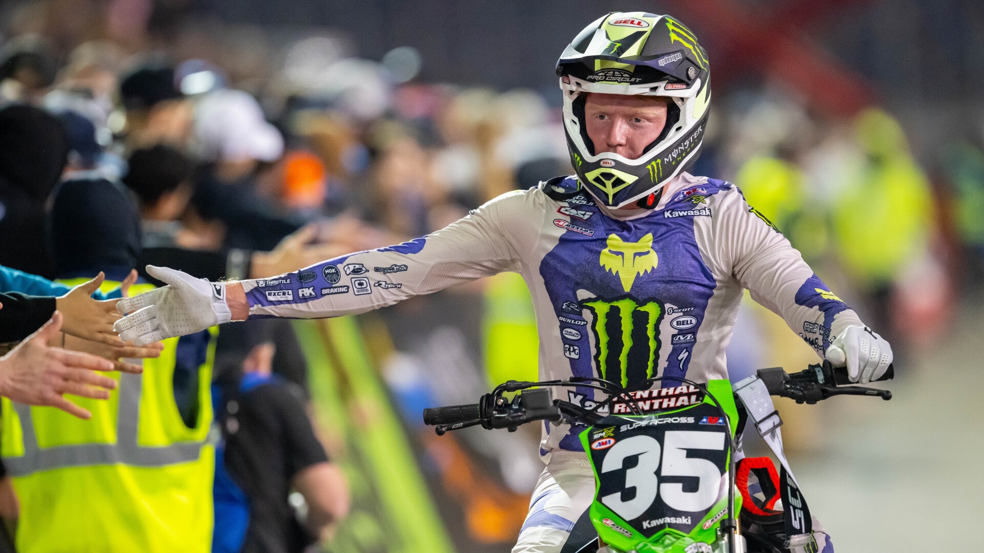 Drew Adams to miss Indianapolis Supercross with thumb injury suffered ...