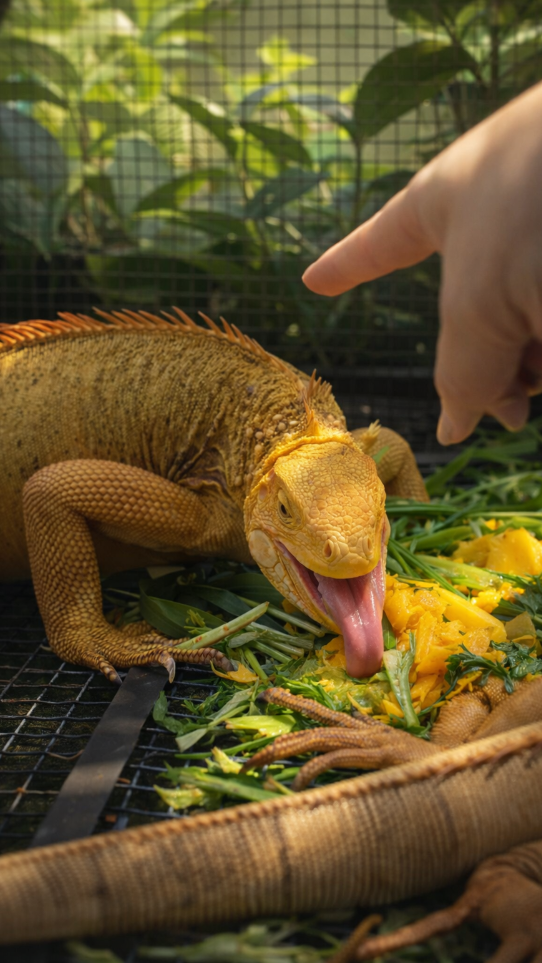 Warna iguana langka yang mengejutkan semua orang
