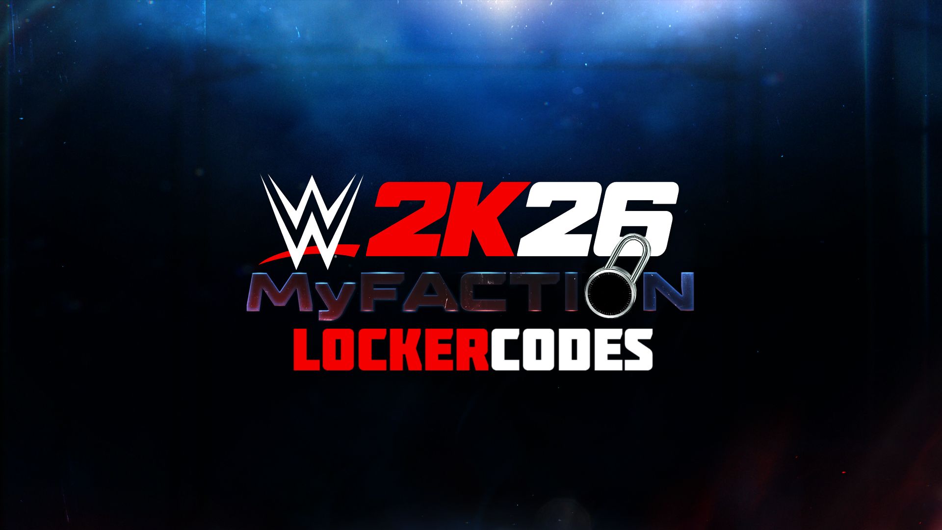 WWE 2K26 locker codes