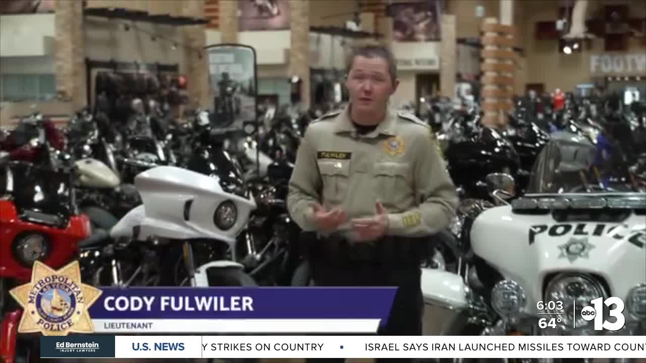 Metro police partner with Red Rock Harley-Davidson for free motorcycle ...