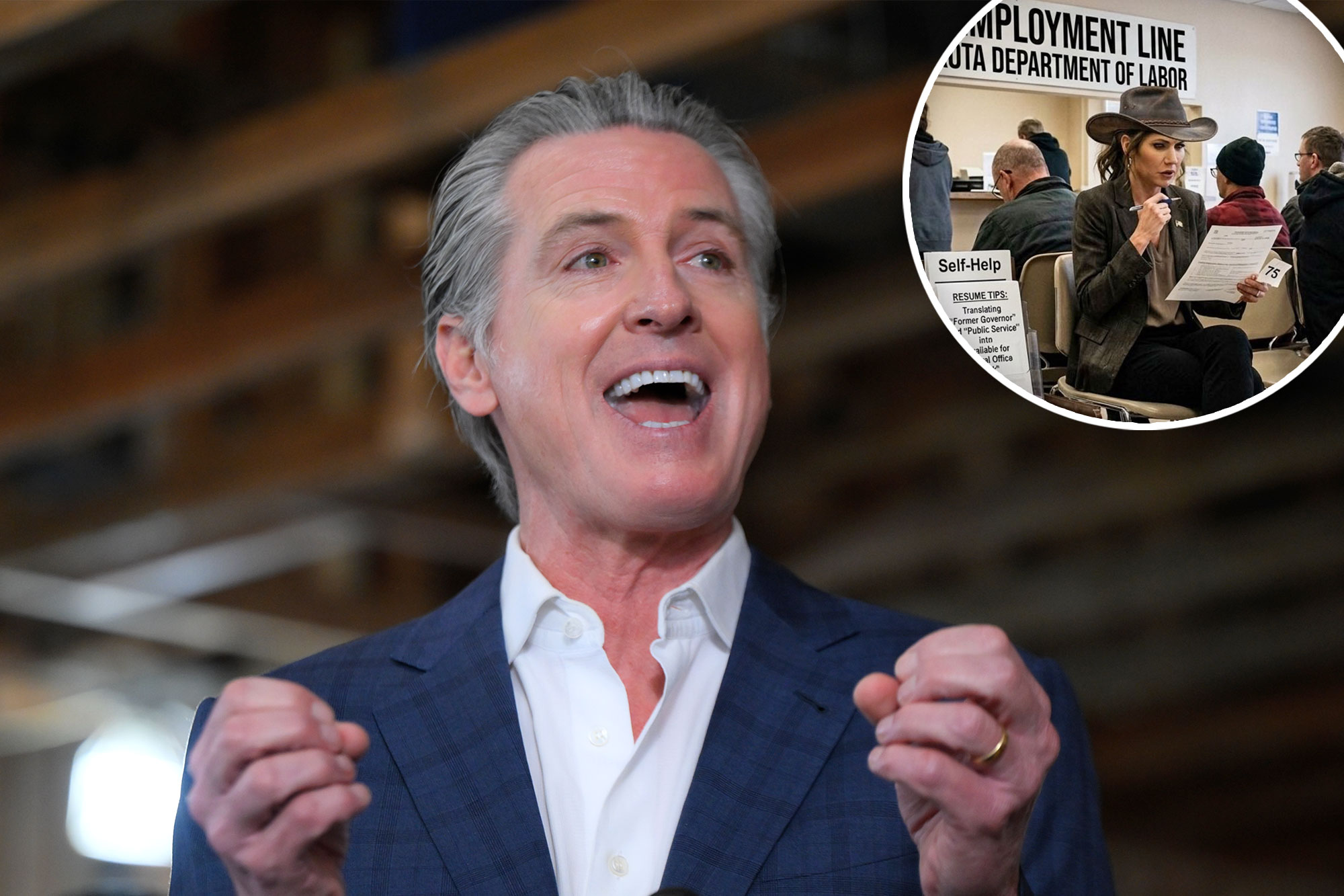 Gavin Newsom jabs Kristi Noem as he hawks book in New Hampshire: 'Bye ...