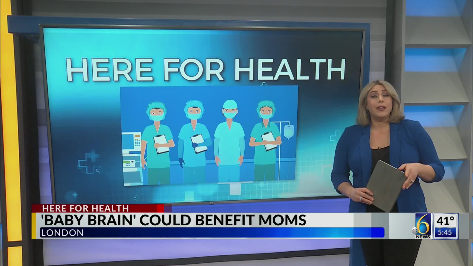 Here for health: 'Baby brain' could benefit moms