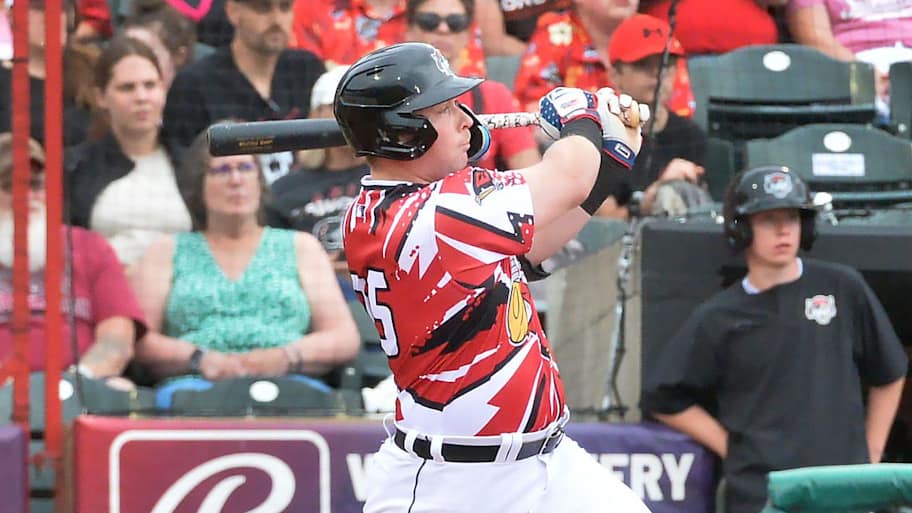 Jake Holton steals show at Giants spring training with huge production