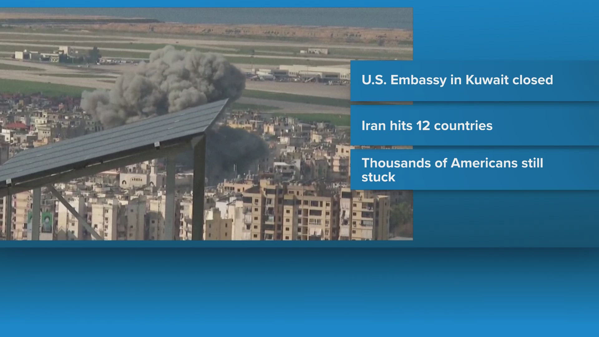 US closes another embassy as war with Iran rages on