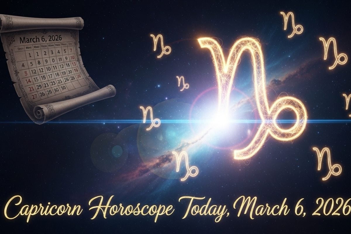 Capricorn horoscope today, March 6, 2026